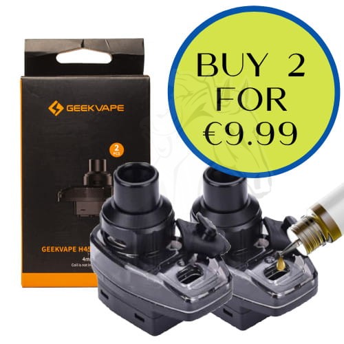 GeekVape H45 Classic Pods - Buy 2 For €9.99 - Replacement Pods